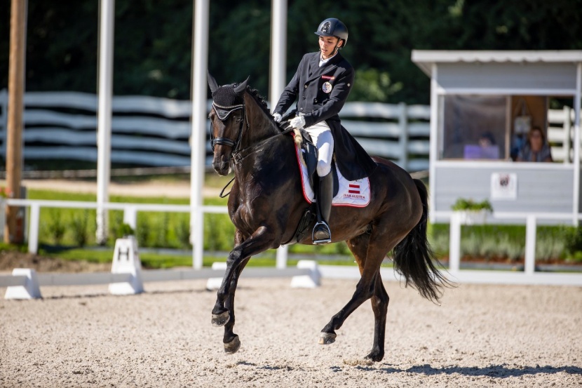 Marten Luiten gewinnt Gold für die Niederlande bei den Jungen Reitern