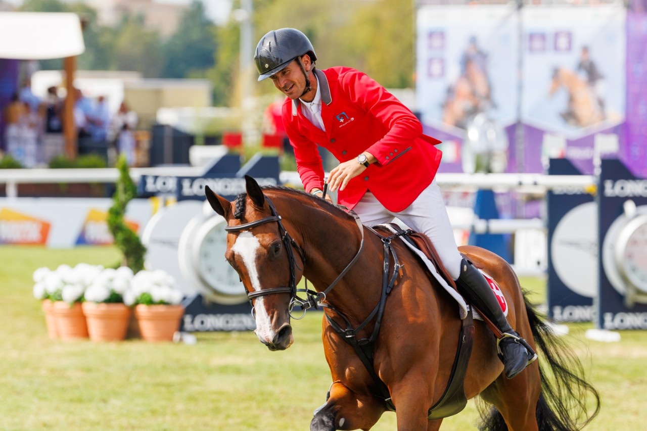 Steve Guerdat fehlerfrei zum Europameistertitel, Max Kühner starker Siebter