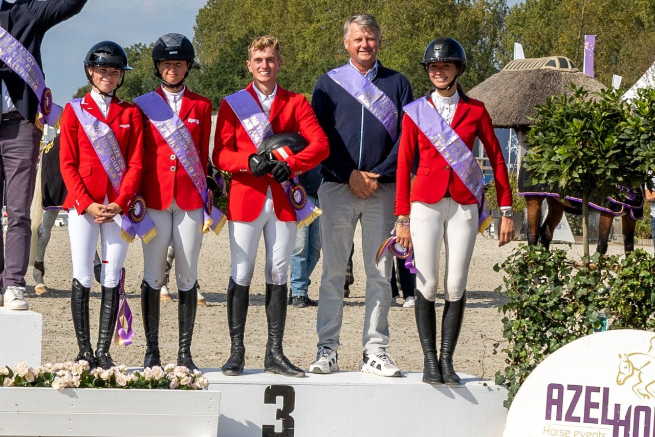 Österreichs Junge Reiter beim Nations Cup Finale auf dem Podest