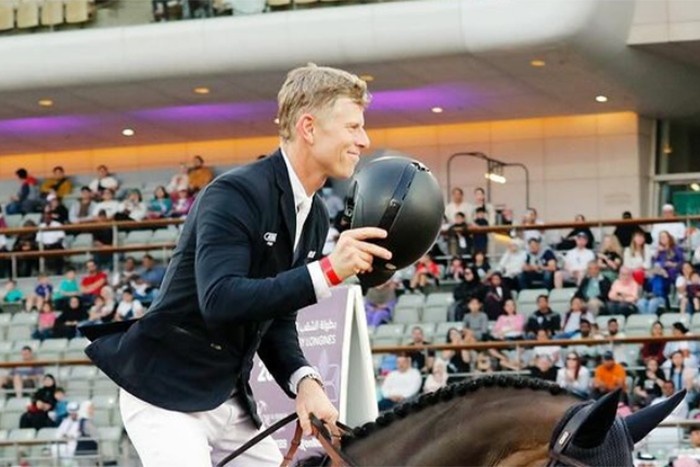 Max Kühner mit Julius Caesar zum Sieg