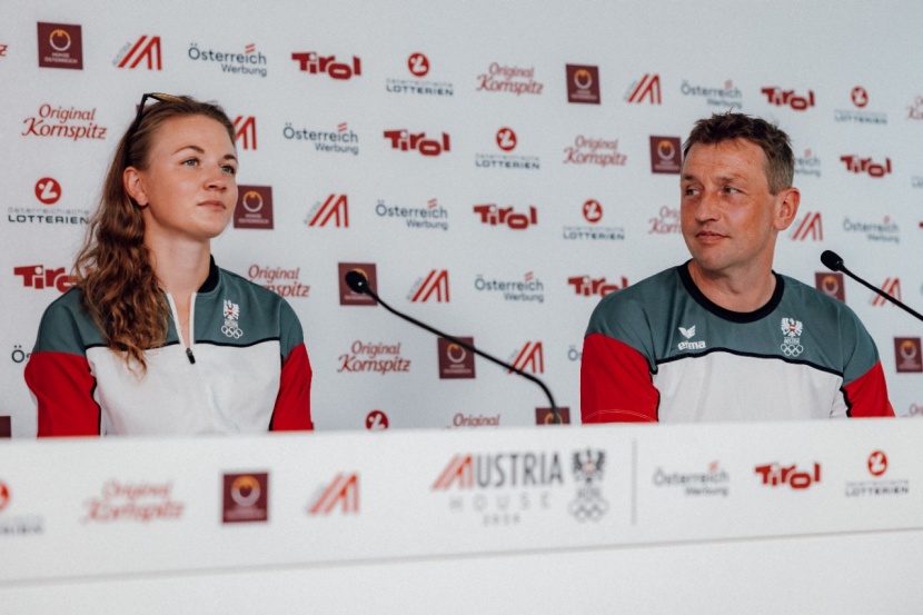 Harald Ambros und Lea Siegl geben Einblicke ins Olympische Gelände